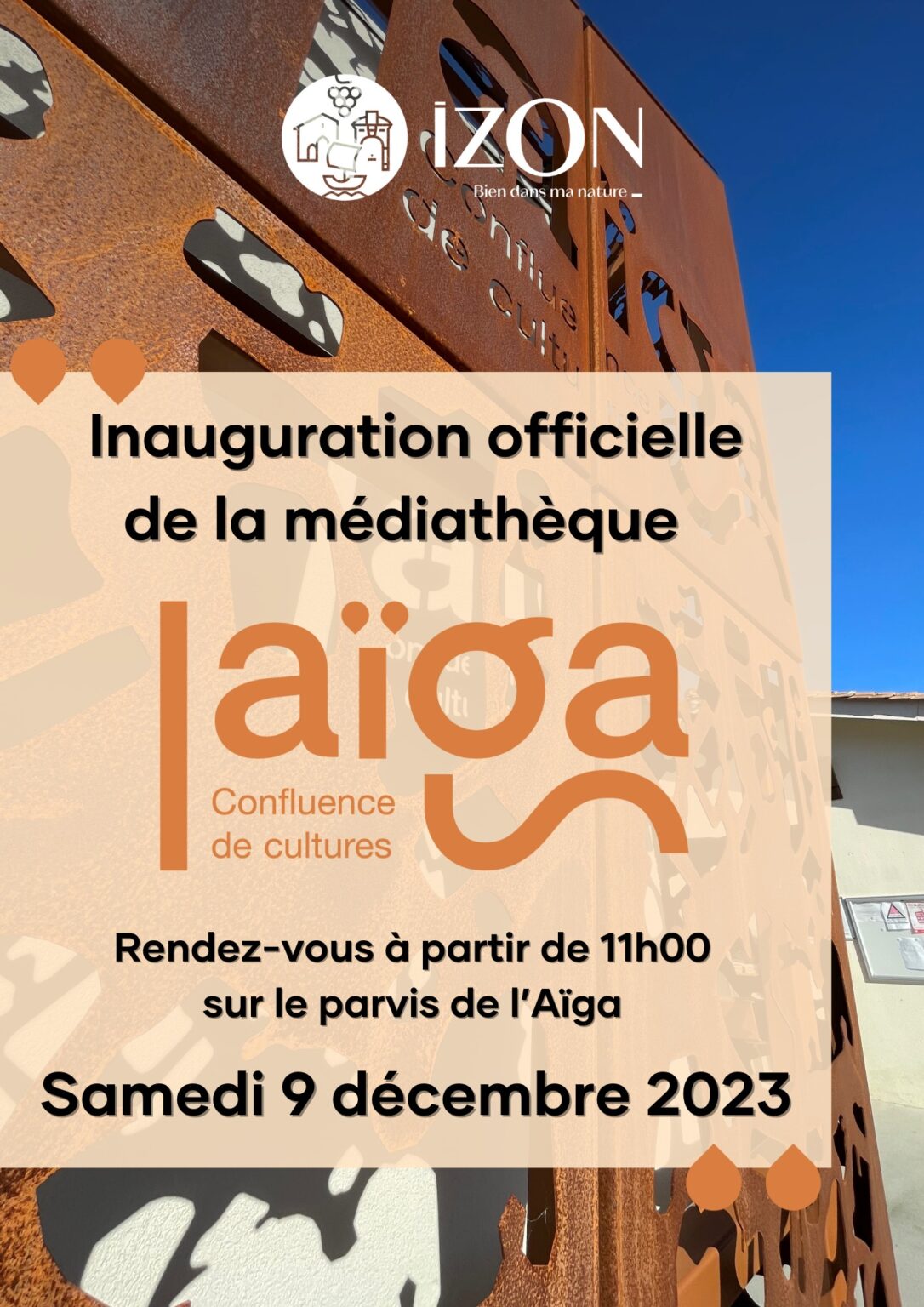 Inauguration de l'Aïga - Mairie Izon